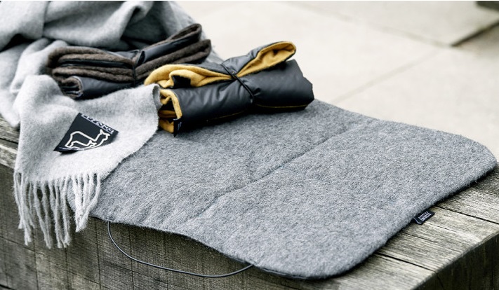 Sitteunderlag i ull fra Elvang