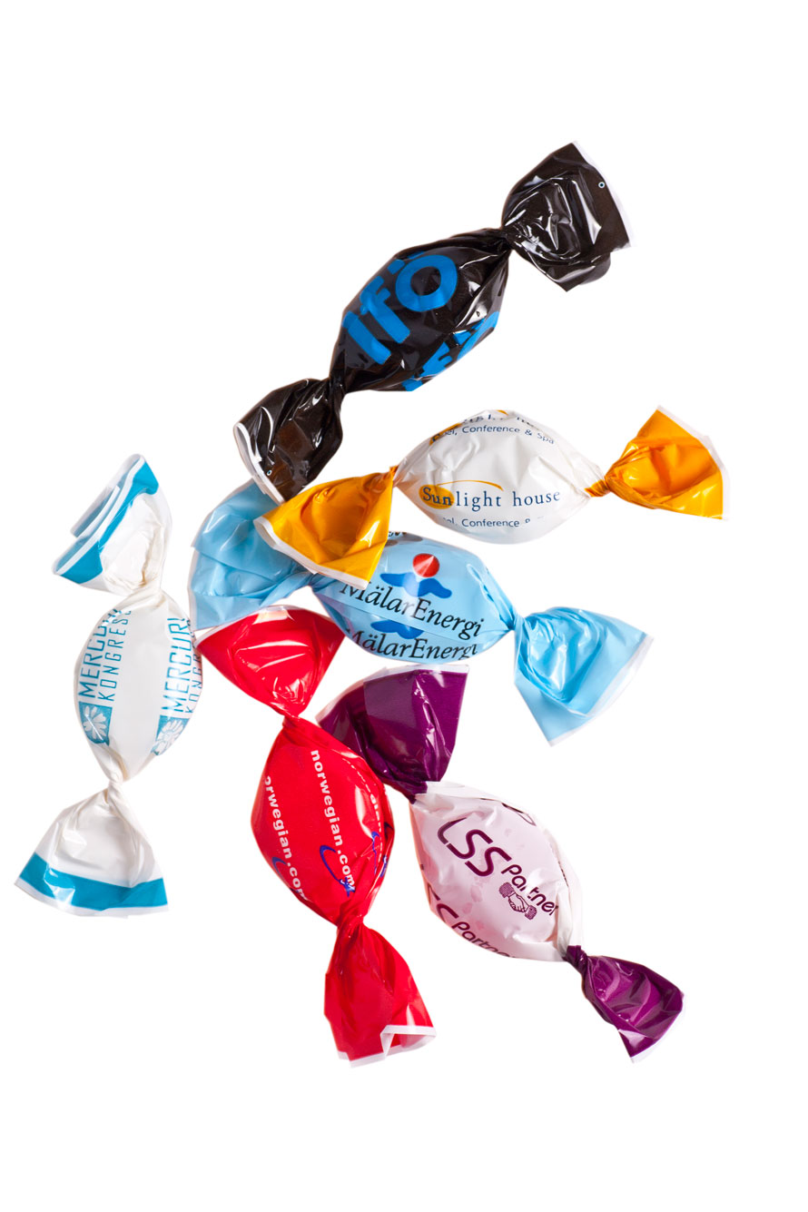 Reklamedrops - logodrops - drops med logo - billige logodrops bregmos